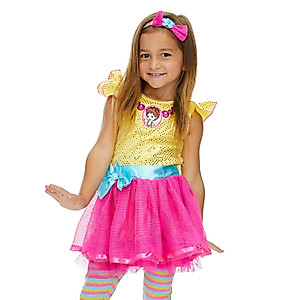 Disney Fancy Nancy Toddler Girls Dress Leggings and Headband 3 Piece Set 3T