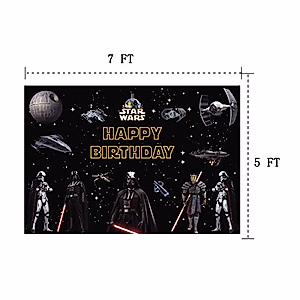 7x5FT Star Wars Photography Vinyl Photo Background for Kids Birthday Party Backdrops Decoration