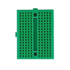 Taidacent 10 Pcs SYB-170 Mini Solderless Breadboard Mini Breadboard Experimental Platform Portable Breadboard (Green)