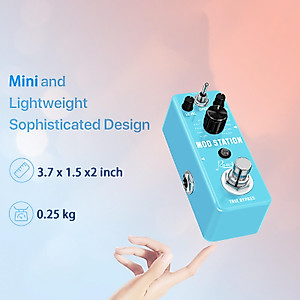 Rowin Mod Station 11 in 1 Digital Modulation Guitar Effects Pedal