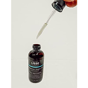 Lisse 100% Pure Moroccan Argan Oil Cosmetic/Therapeutic Grade– Batch Tested and Verified – Premium Quality you can Trust (4 oz)