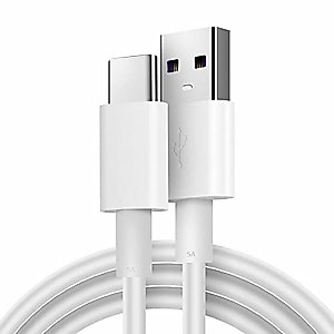 BGNTBUK Cord to Computer 5A Fast Charge Type C Smartphone Charging Data Cable Type C Smart Fast Charge Cable 1.5m Charge Cable 2m