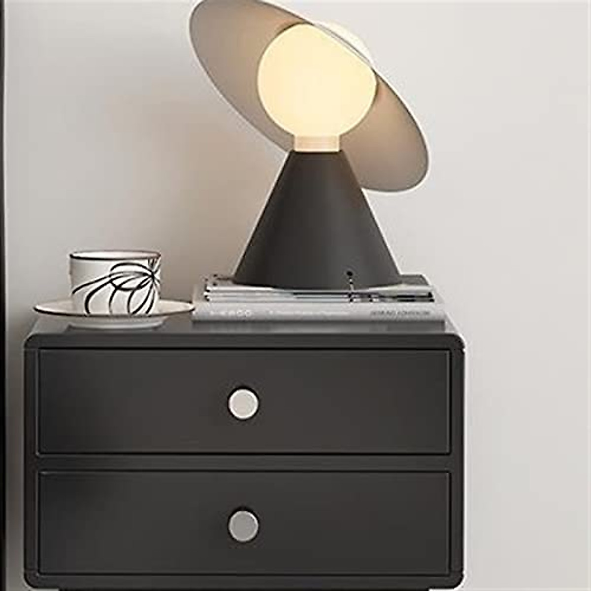 HIGOH Bedside Table Nightstand Simple Modern Coffee Table Side Table Storage Cabinet Apartment Cabinet