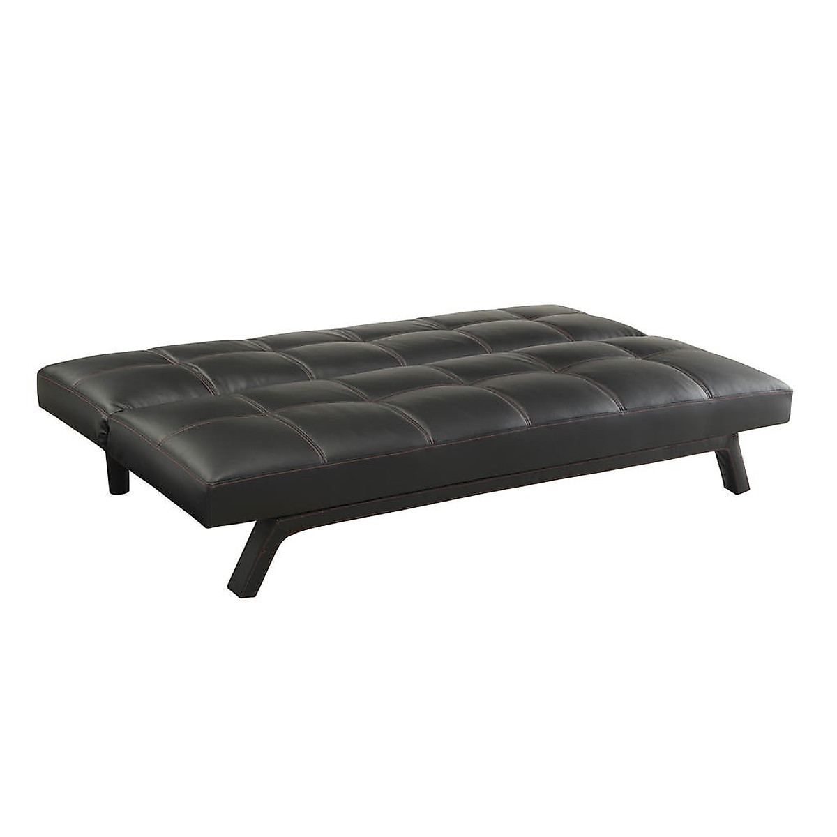 Coaster Furniture Sofa Bed Black Faux Leather Polyurethane 500765