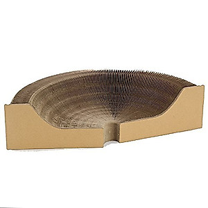 BobbyPet Cat Scratcher Lounge Bed - Collapsible Round Shape for Big cat
