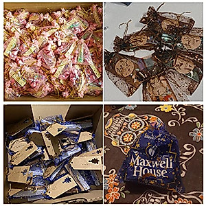 100 Mixed Organza Jewelry Gift Pouch Candy Pouch Multi Drawstring Wedding Favor Bags OZ8H (3.5x4.7 inch, moon star)