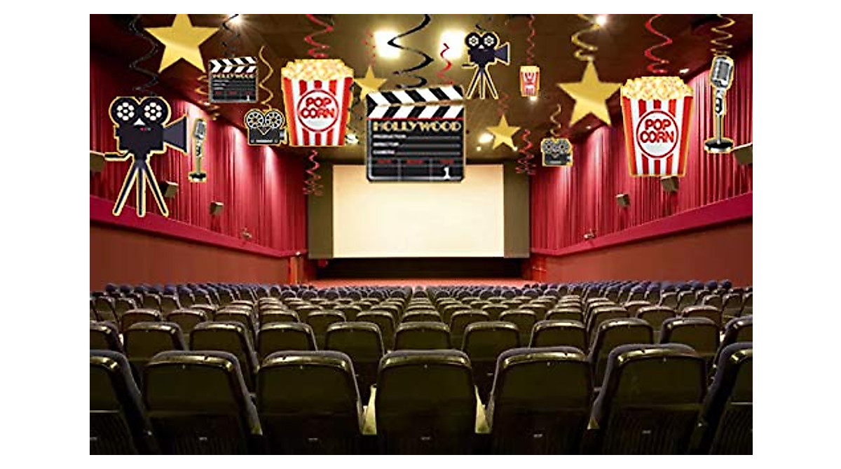 Movie Night Decorations - Hollywood-Theme Party Supplies 30pcs