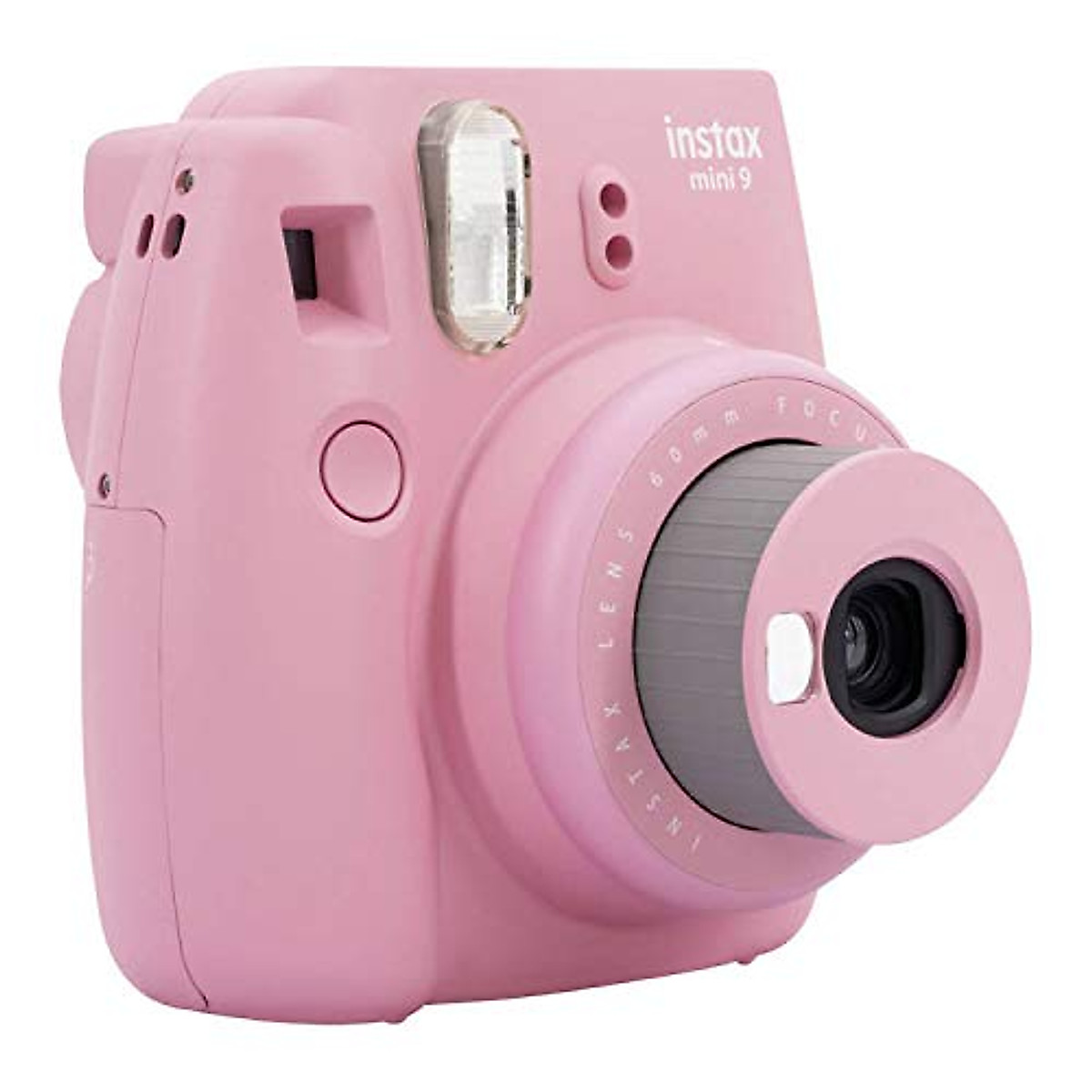 Fujifilm instax Mini 9 Instant Film Camera (Blush Pink) with Instant Twin Film Pack Bundle (2 Items)