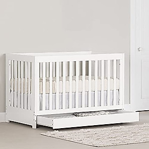 South Shore, Yodi Crib with Drawer, Pure White