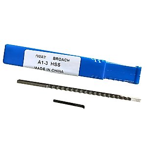 3mm A Push Type Keyway Broach Metric Sized High Speed Steel Broaching Tools Knife for CNC Cutting Machine Tool