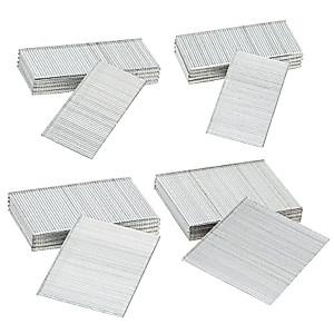 SHALL 16 Gauge Finish Nails, 2000-Count (1-1/4, 1-1/2, 2, 2-1/2 Inch) 16GA Galvanized Finishing Nails Assorted, Nail Gun Nails & Small Finishing Nails Assortment for Pneumatic, Electric Finish Nailer