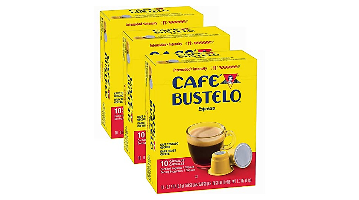 Nespresso Cafe Bustelo Espresso Capsules - 30 Count