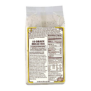 Bob's Red Mill Bread Mix, 10 Grain With Yeast Packet, 19 Ounce (Pack of 2)