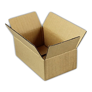 EcoSwift 1-Box 5x4x2 Corrugated Cardboard Packing Box Mailing Moving Shipping Box Carton 5 x 4 x 2 inches