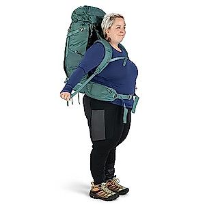 Osprey Viva 65L Women's Backpacking Backpack, Succulent Green, One Size, Extended Fit