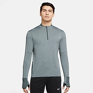 Nike Therma-FIT Repel Element Men's 1/4-Zip Running Top (as1, Alpha, l, Regular, Regular, Smoke Grey/Grey Fog/Heather)