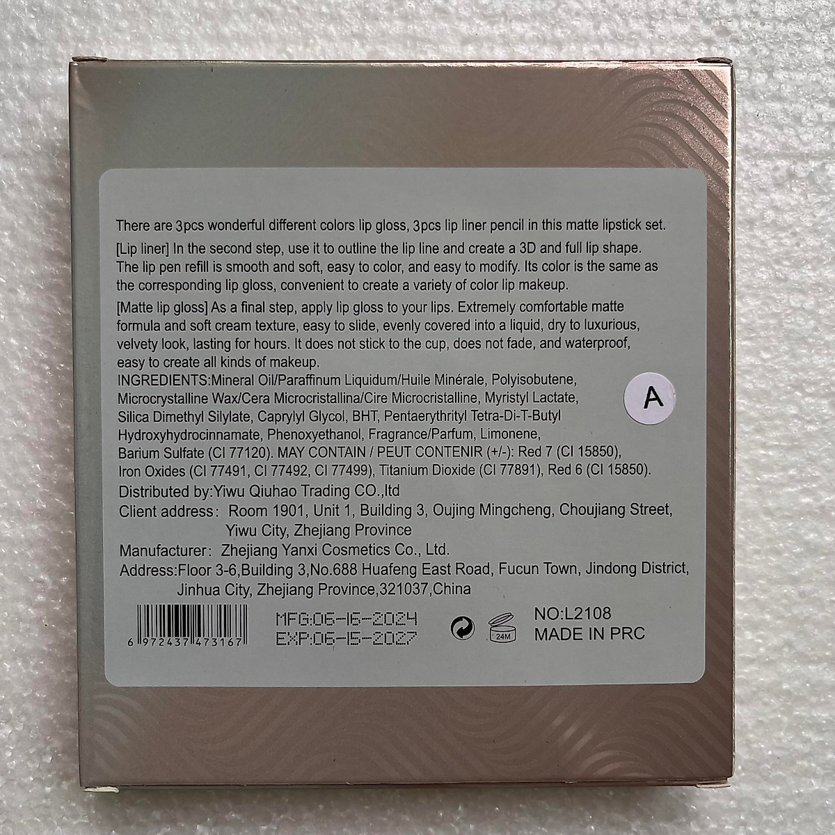 BestLand 6Pcs Matte Liquid Lipstick and Lip Liner Set, Non-Stick Cup Not Fade Waterproof Nude lipstick Makeup Kits Velvety Nude Lipliner Lip Gloss Make Up Gift Set (Set A)