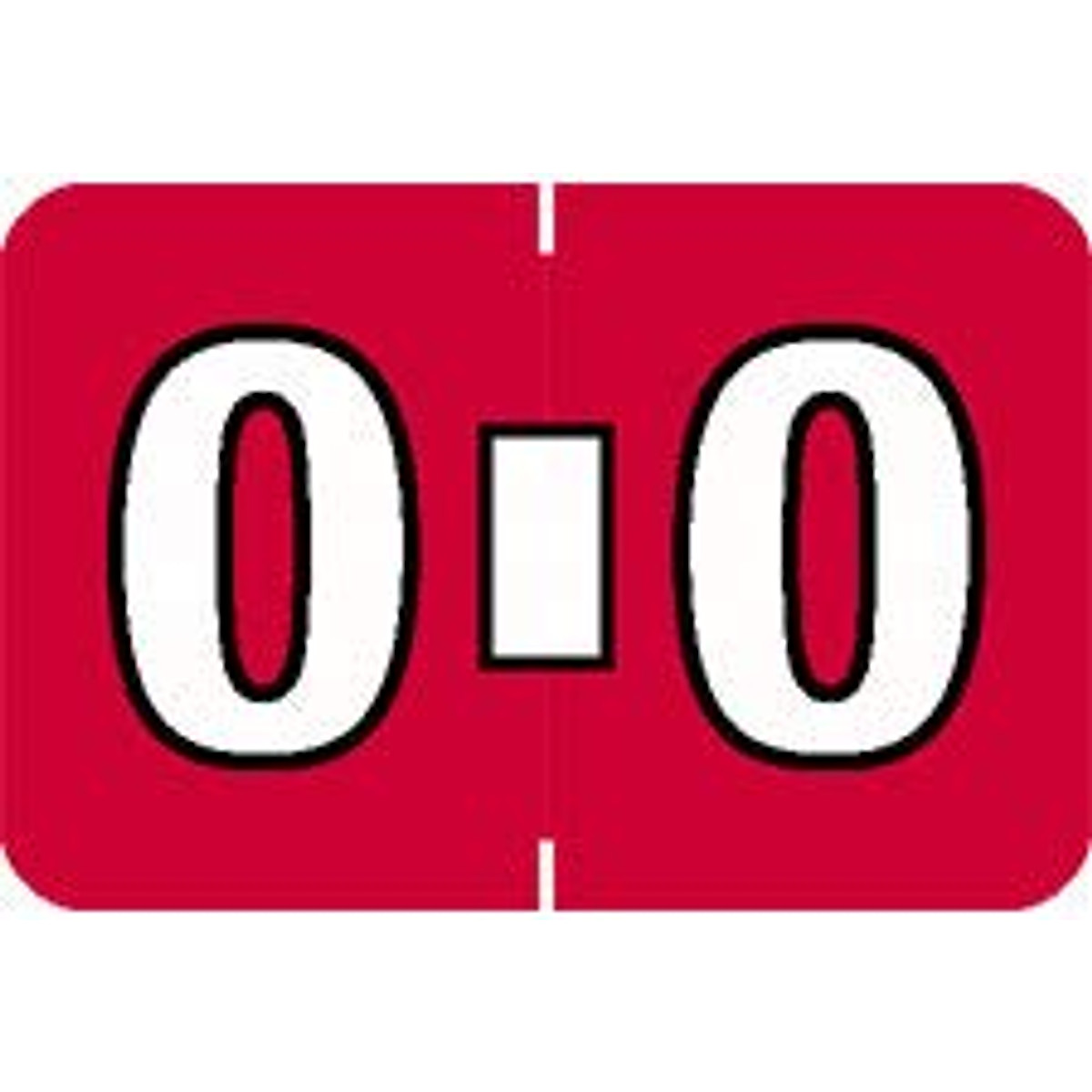 Doctor Stuff - File Folder Labels, Alphabet Letter O, Colwell Jewel Tone - COAM Series Compatible Alpha Stickers, Ruby, 1" x 1-1/2", 500/Roll