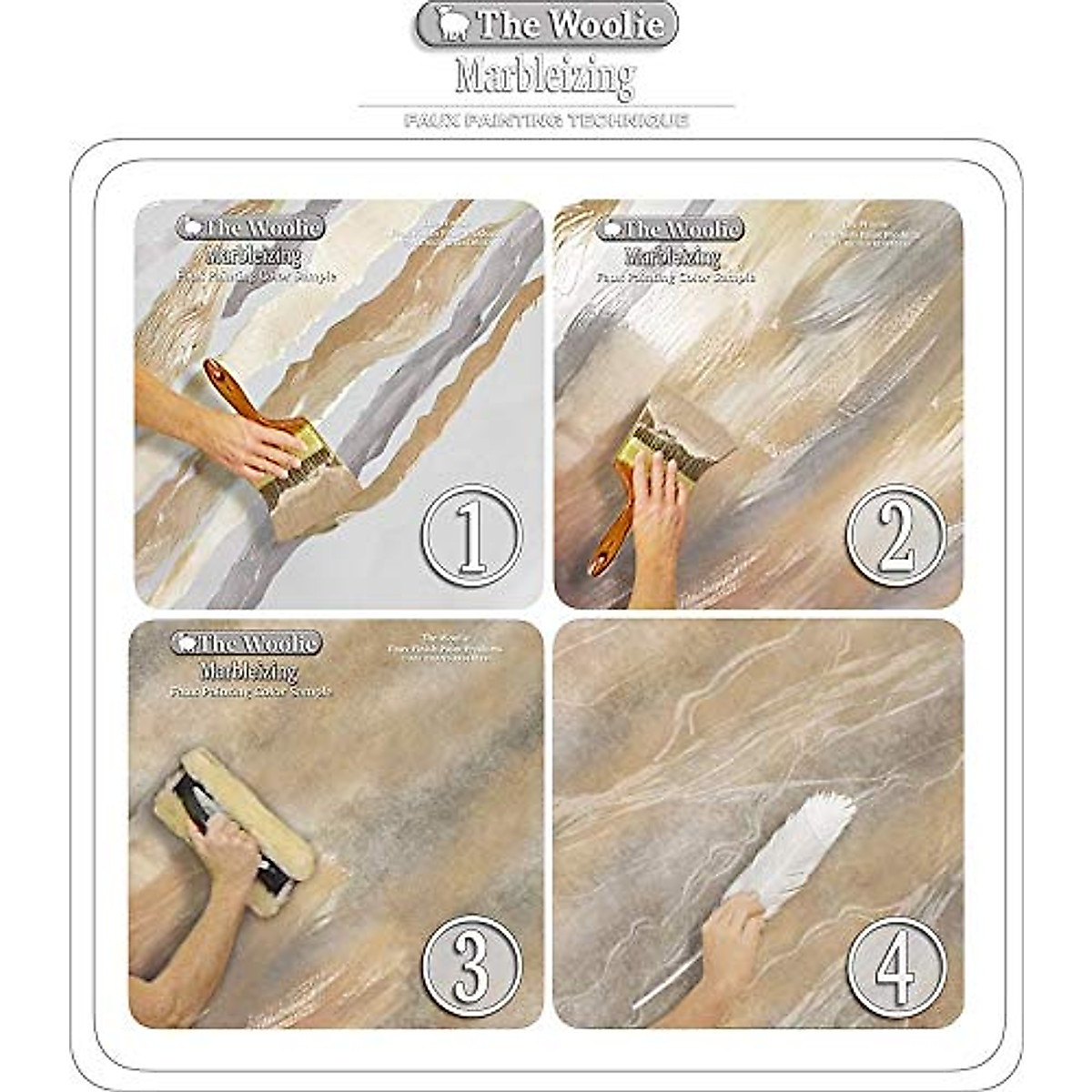 Woolie Inc 100607 The Lambwool Faux Applicator Tool Finishing Kits/Applicators