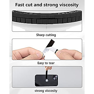 Zodzi Embossing Label Maker Machine with Tapes, Embosser Handheld Label Machine, Vintage Label Maker Embossed Labeler with 3 Rolls Emboss Tapes for Home DIY Crafting - Black