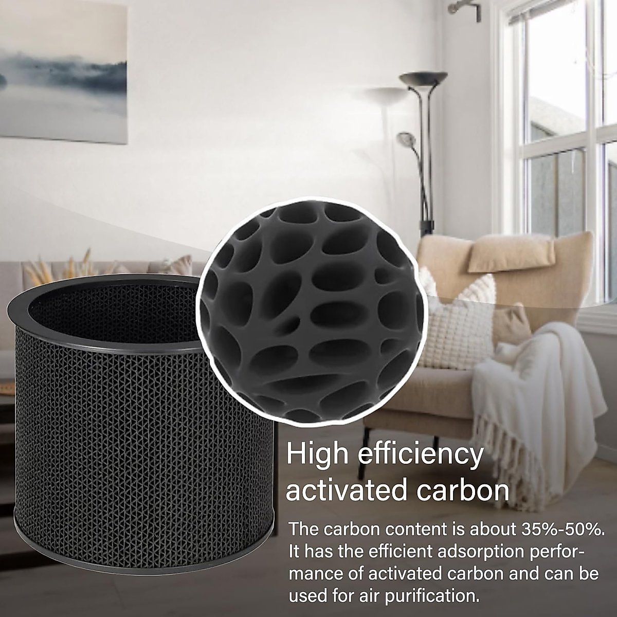 AAFTDT301 Air Filter For LG PuriCare 360 Air Purifier, AS560DWR0 & AS330DWR0, H13 True Hepa Filter with High Efficiency Activated Carbon and Pre-filter, Model Number AAFTDT301