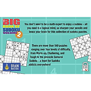 The Big Book of Sudoku: Volume 2 (Brain Busters)
