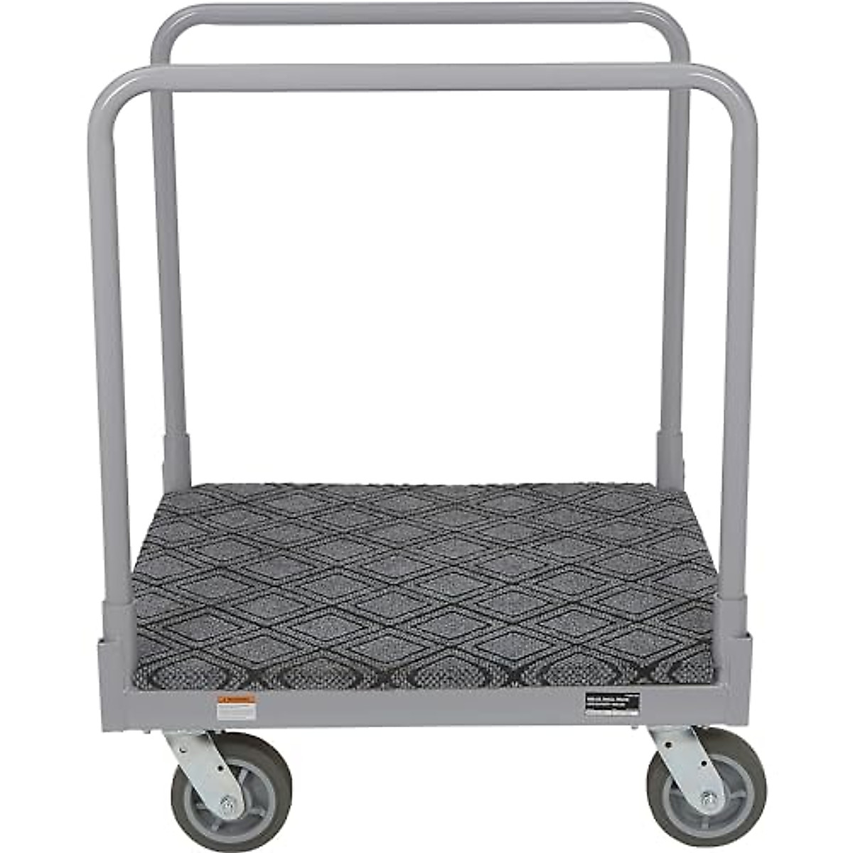 Strongway 4-Wheel Cart with Carpeted Deck- 1600-Lb. Capacity
