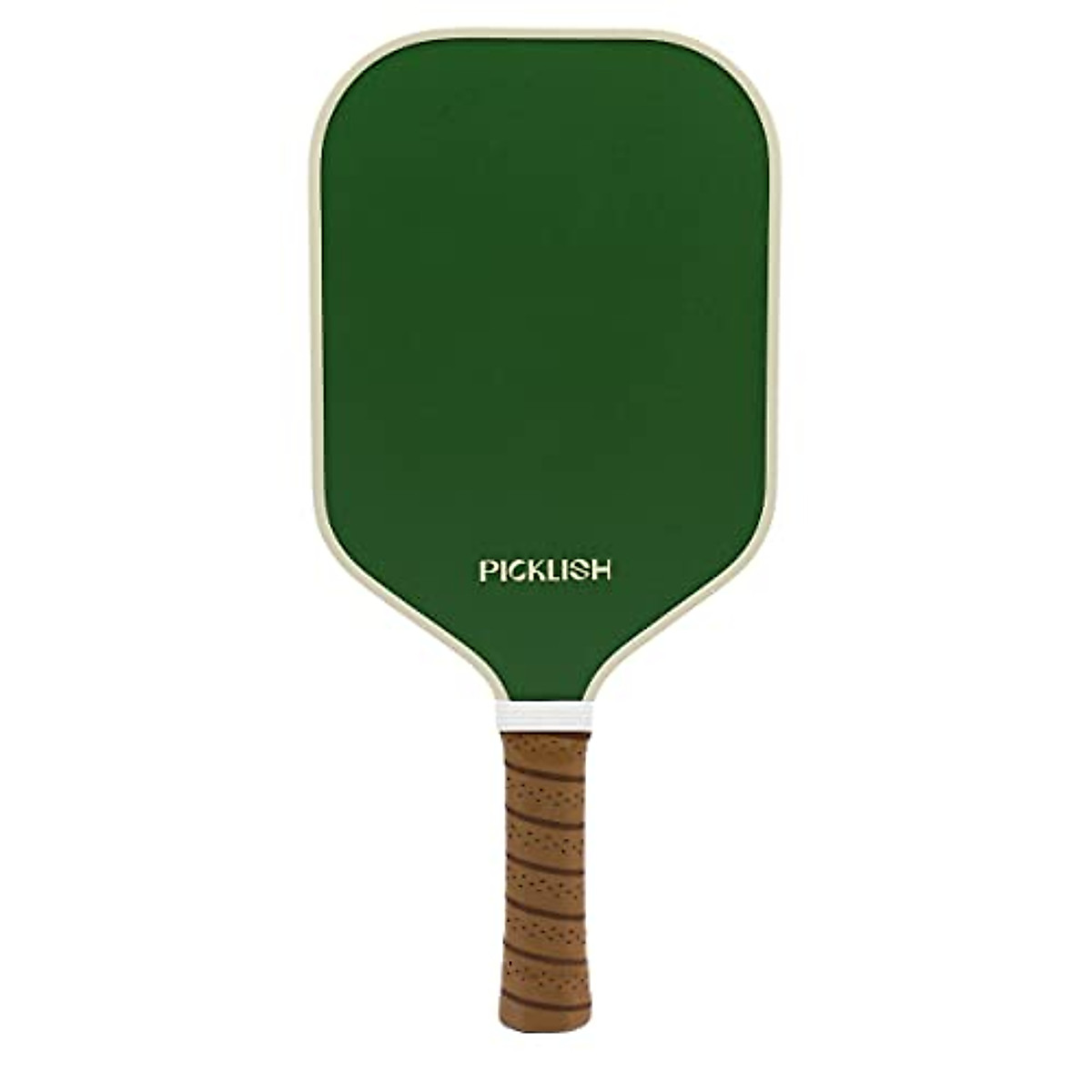 Picklish Pickleball Checks Paddle | Fiberglass Surface with High Grit and Spin, Extended Handle, 11mm, Comfort Grip, Luxury, Stylish, Performant Pickleball Rackets