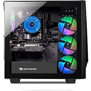 iBUYPOWER Pro Gaming PC Computer Desktop Trace 4 （AMD Ryzen 5 3600 3.6GHz, GeForce GT 730 2GB, 8GB DDR4 RAM, 240GB SSD, WiFi Ready, Windows 10 Home w/Tstar Mousepad