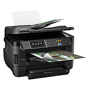 Epson WorkForce WF-7620 Wireless Color All-in-One Inkjet Printer with Scanner and Copier, Amazon Dash Replenishment Ready