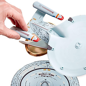 CC Countdown Characters by Numskull 2024 Star Trek Enterprise Collectible Figure - Official Star Trek Merchandise - Buildable Advent Calendar Statue