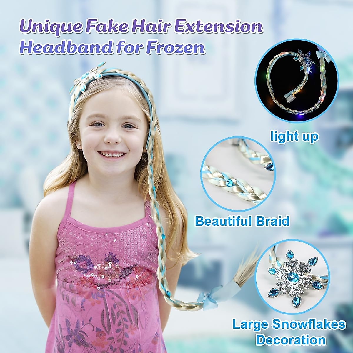 Meland Princess Dresses for Girls - Princess Costume with Long Cape for Girls Age 3-10 Year Old for Birthday Halloween Party