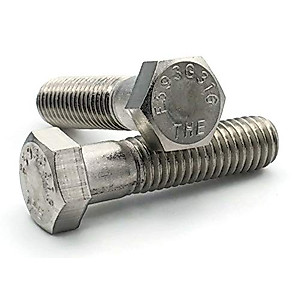 Hex Cap Screws 316 Stainless Steel - 3/8-16 x 2-1/4 Partial Thread Qty-25