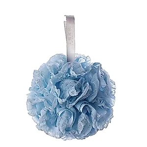 INGVY Dry Brushing Body Brush Atmospheric Cute Large Bath Ball Does Not Disperse Bath Flower Cute Bath Bubble Ball Rubbing Back Bath Artifact (Color : Green)