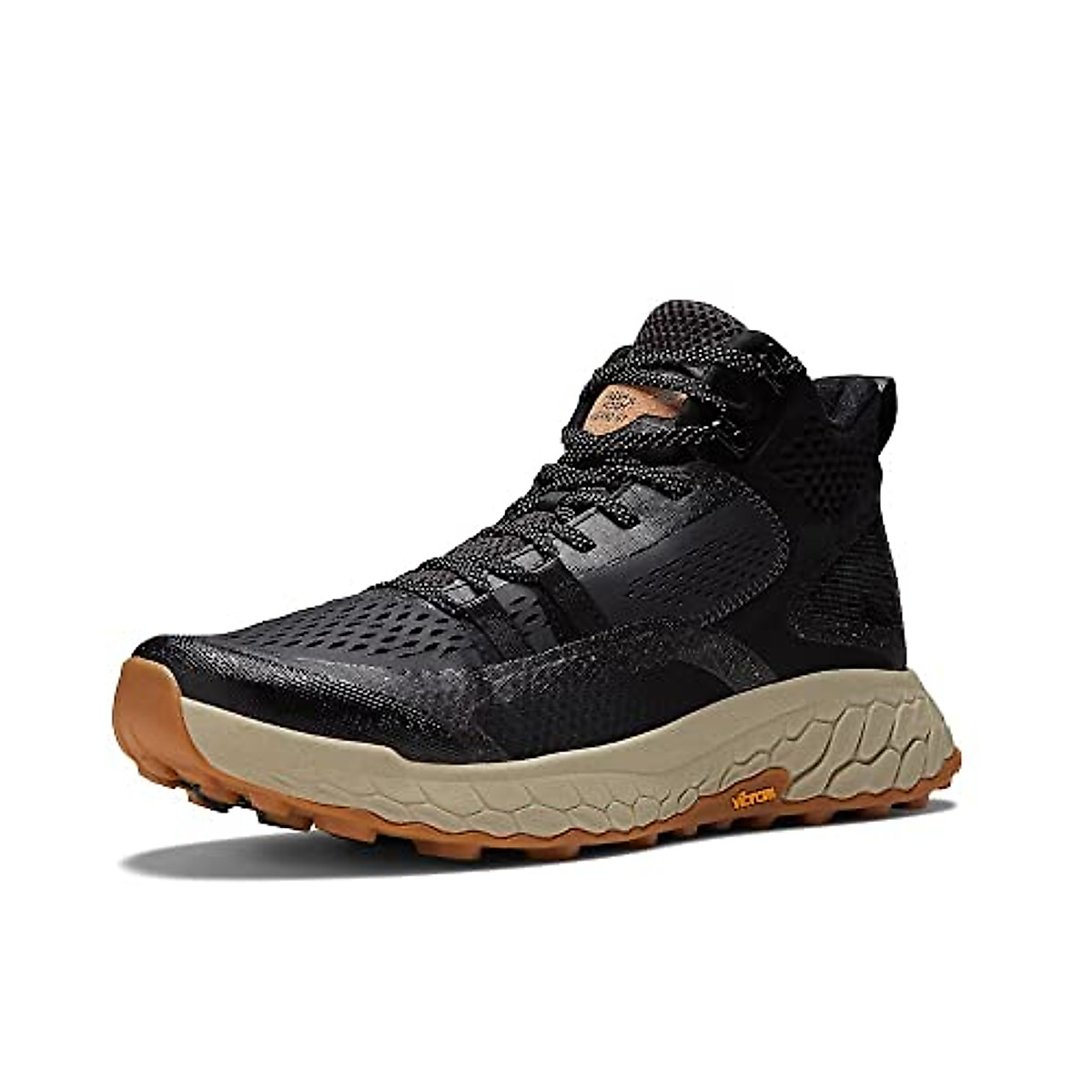New Balance Men's Fresh Foam X Hierro Mid GTX V1 Trail Running Shoe, Black/Timberwolf, 13 Wide