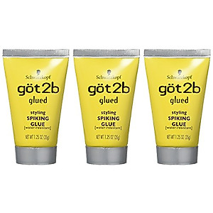 Schwarzkopf got2b Glued Styling Spiking Glue 1.25 oz (Pack of 3)
