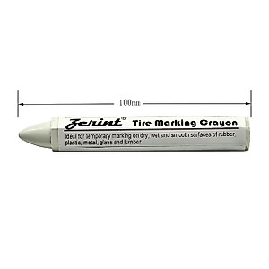 ZERINT HT-921W Tire Crayons, Tire Marking Chalk, Multi-Surface Marking Crayons, White, 5 pcs