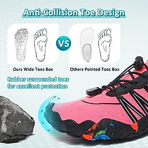 ziitop Water Shoes for Men Women Beach Barefoot Swim Rock Climbing Pool Shoes Socks, Anti-Slip Breathable Quick Dry Lightweight Slip-on, Outdoor Sport Hiking Walking Boating Fishing Diving Surfing