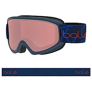 Bollé Freeze Navy Matte/Vermillon Cat.2 | Medium - Snow Goggles Unisex-Adult