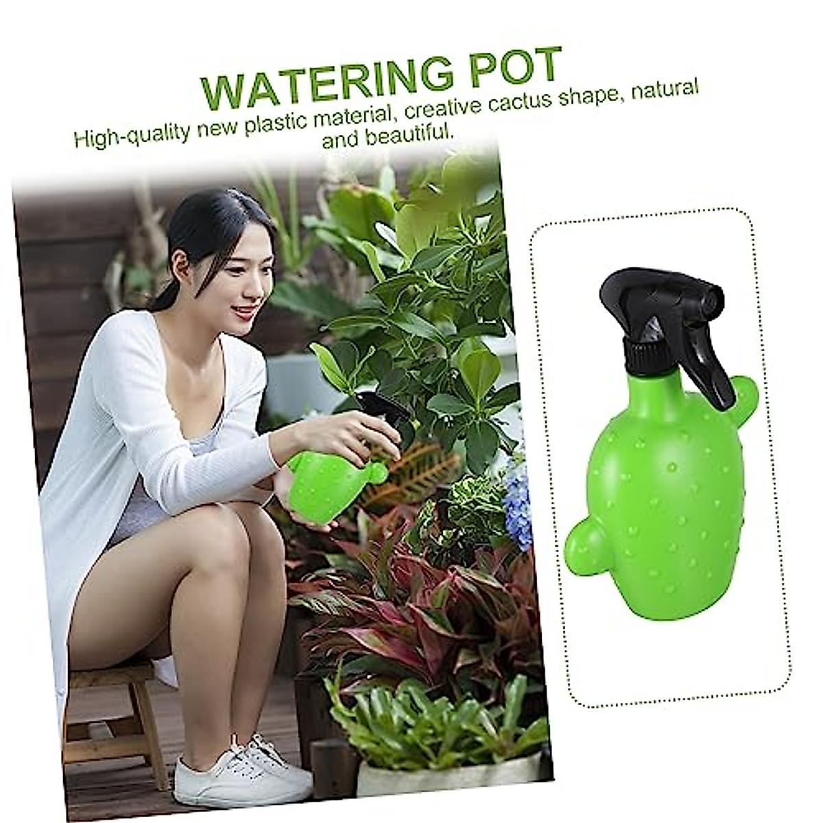 GANAZONO 3 pcs watering can plants watering jug plant watering pot Watering Kettle water spray can gardening spray bottle mister spray bottle pump spray bottle plastic small decorate baby