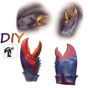 Valentoria Fun Lobster Crab Claws Gloves Hands Weapon Cospaly Toy Halloween Costume Pretend Dress Up Play Game Party Festival Gag Props (Hands)