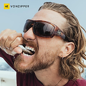 VonZipper Suplex Black Satin/Blue Flash Polar