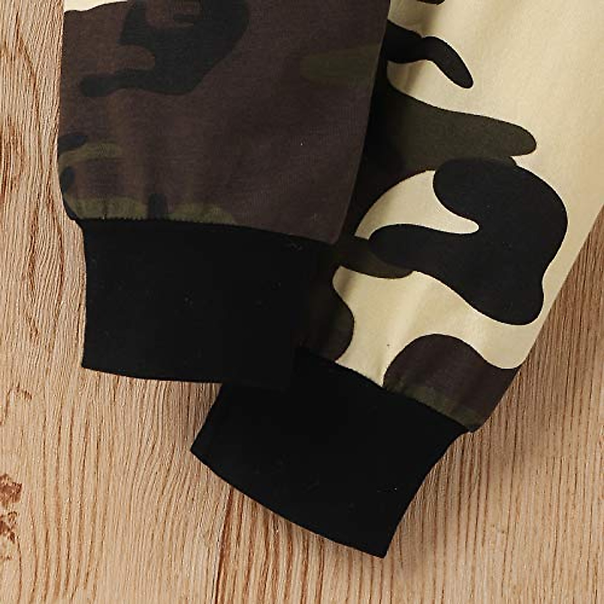 Tikoubabe Baby Boy Clothes Stuff Infant Summer 3 Piece Outfits Newborn Cute Letter Printed Romper Short Sleeve + Pants + Hat Funny Letter Printed Straps Camo 70cm