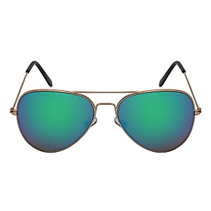 Edge I-Wear 12 Pack Aviators Bulk Sunglass Men Pilot Spring Hinge Wholesale Sunglasses (N25095A-REV)