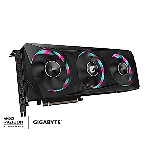 Gigabyte AORUS Radeon RX 6750 XT Elite 12G Graphics Card, WINDFORCE 3X Cooling System, 12GB 192-bit GDDR6, GV-R675XTAORUS E-12GD Video Card