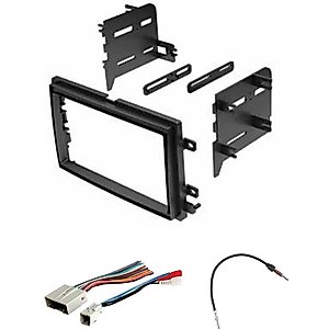 ASC Audio Car Stereo Radio Install Dash Kit, Wire Harness, and Antenna Adapter to Install a Double Din Radio for Some Ford Lincoln Mercury Vehicles - Compatible Vehicles Listed Below