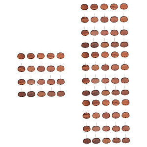 80 Pcs Accessories with Drop Earrings Wood DIY Stud Posts Jewelry Making Kit DIY Wood Stud Posts Earrings Material Earring Studs Jewelry Wood Posts Ear Stud with Hoop Earring Post