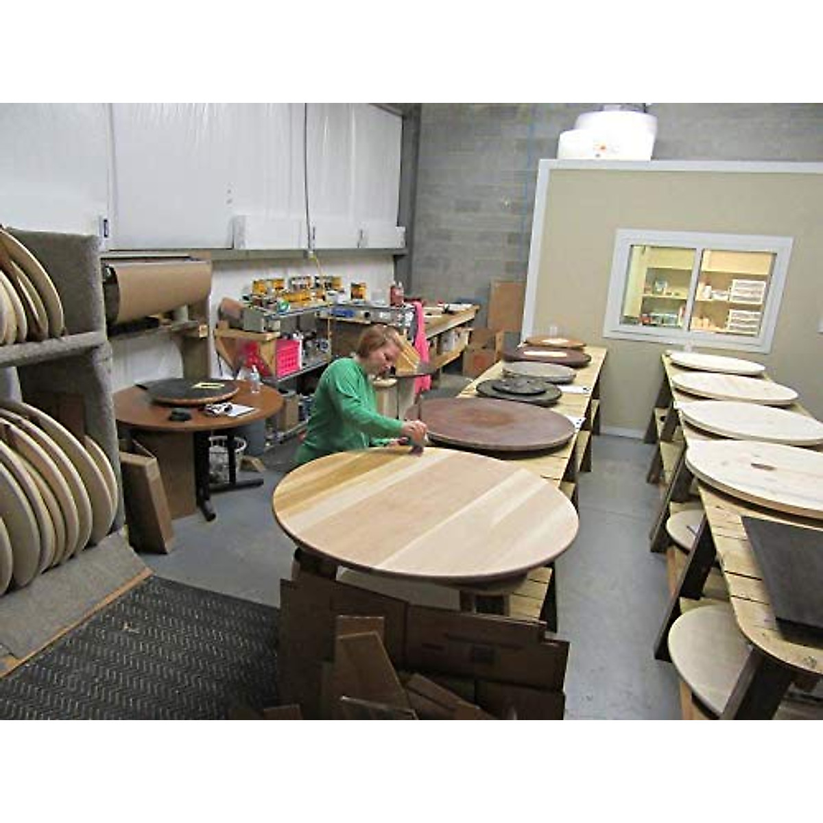 36" Large Lazy Susan for 72" Dining Table