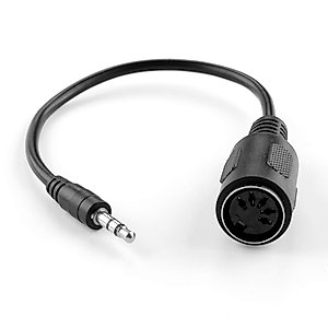 TRS DIN Sync Breakout Adapter Cable for Arturia Beatstep Pro DrumBrute Keystep - TRS 3.5mm 1/8" - D-3.5mm