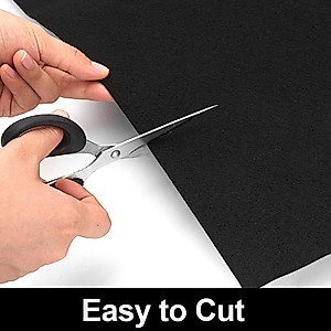 AiBOB Waterproof Under Sink Mat, Absorbent Quick Dry Sink Liners Protect Cabinets, Durable Shelf Liners, Slip Resistant and Non-Adhesive, 24X36, Pure Black